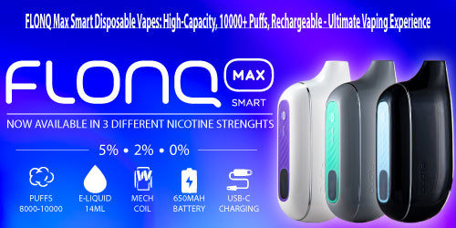 FLONQ Max Smart Disposable Vapes: High-Capacity, 10000+ Puffs, Recharg ...