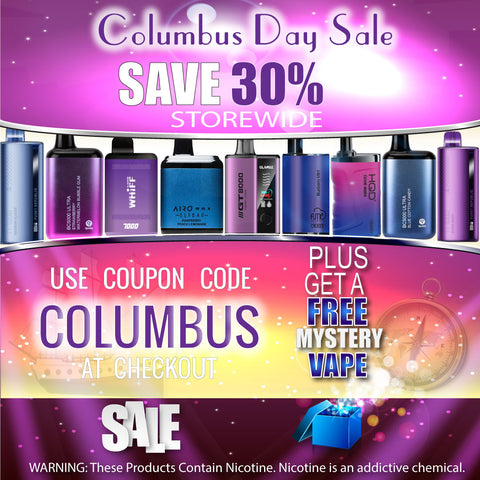 HAPPY COLUMBUS SALE - 30% OFF ENDS SOON
