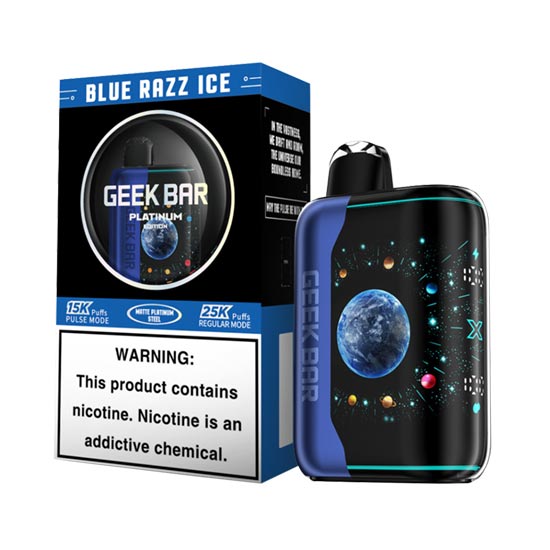Geek Bar Pulse X Platinum Edition Disposable Vape Device | 25K Puffs ...