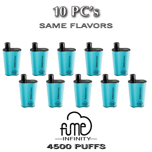 Fume Infinity Plus 10PC – 4500 Puff Same-Flavor Disposable Vape Pack ...