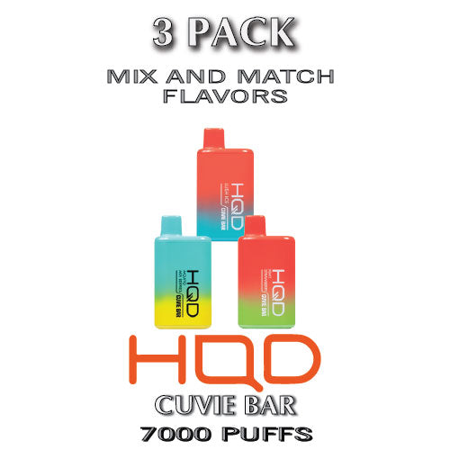 HQD Cuvie Bar Disposable Vape Device | 7000 Puffs - 3PK– The Smoke Plug