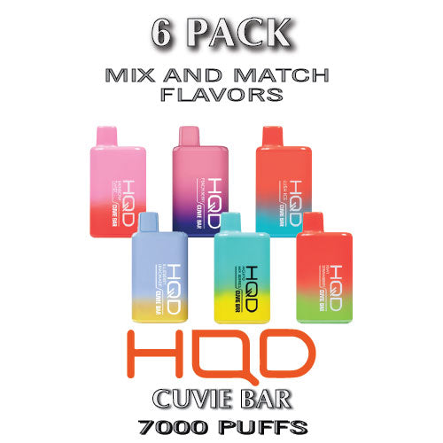 HQD Cuvie Bar Disposable Vape Device | 7000 Puffs - 6PK– The Smoke Plug