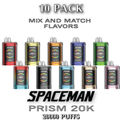 Spaceman Prism 20K Disposable Vape Device | 20000 Puffs - 10PK– The ...