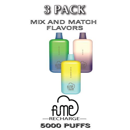 Fume RECHARGE Disposable Vape Device | 5000 Puffs - 3PK– The Smoke Plug
