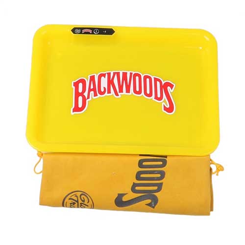 Backwoods Rolling Tray LED USB Charging Luminous Plate Smoking Accesso ...