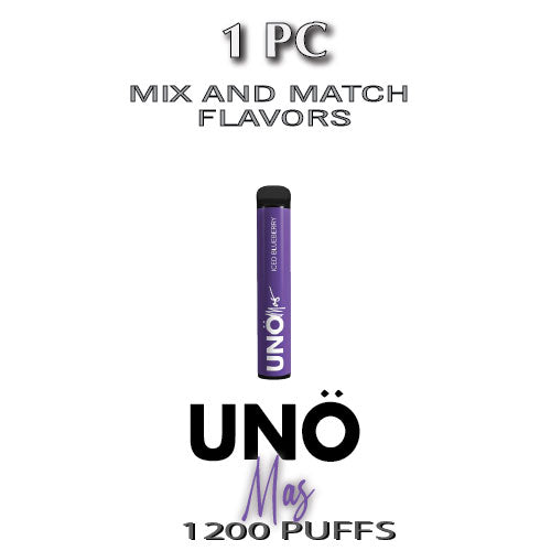 Uno Mas Disposable Vape Pod - 1PC | 1200 Puffs– The Smoke Plug